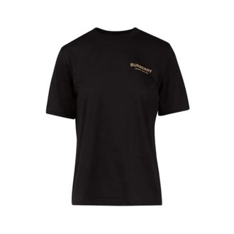 Burberry Jemma T-Shirt aus Baumwollmischung - - Tops - Damen - Schwarzk - XS