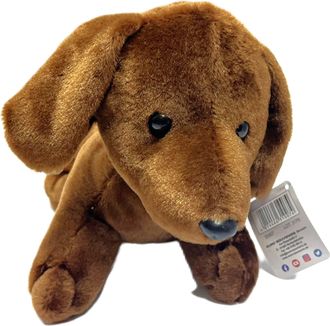 Countryfield Deko Stofftier Dackel Braun 36 cm