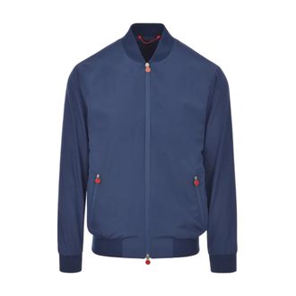 Kiton Homme, Vestes, Bleu, Taille: S Blouson Bomber Technique