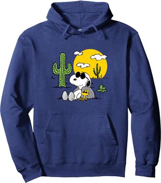 Peanuts Summer - Snoopy & Woodstock Desert Pullover Hoodie