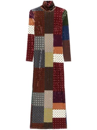 Pierre-Louis Mascia robe longue Ranat - Marron