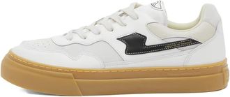 Stepney Workers Club baskets Pearl S-Strike en daim - Blanc