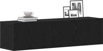 Generic TV Schrank mit 2 Klappt&uuml;ren, TV M&ouml;bel, H&auml;ngeboard, Lowboard, Fernsehschrank, Fernsehtisch, Sideboard, Holzwerkstoff(Wei&szlig; 80x30x30cm) (120x30x30cm)