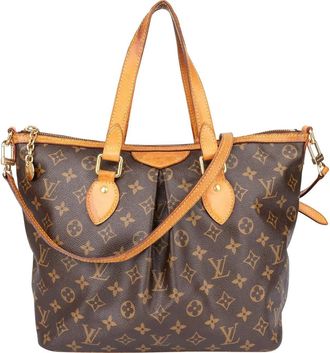 Louis Vuitton Crossbody Bags - Louis Vuitton Canvas Monogram Palermo PM Hanbag - Gr. unisize - in Braun - für Damen