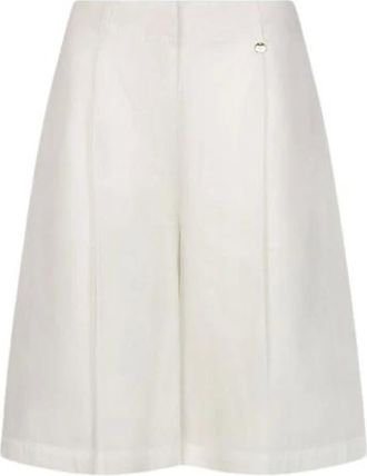 Liu Jo Femme, Shorts, Blanc, Taille: 38 FR Bermuda en popeline