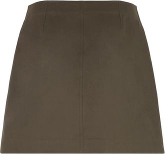 Burberry Femme, Jupes, Vert, Taille: 34 FR Jupe Trap&egrave;ze Taille Haute