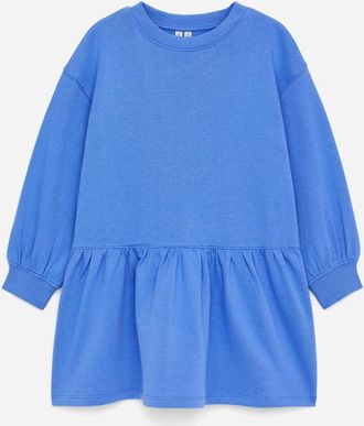 Arket Oversized Sweatshirtkleid -Blau