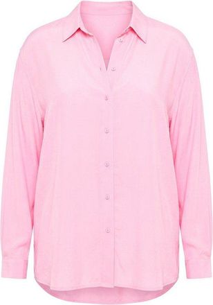 Miamoda Longbluse Bluse oversized Zitronen Langarm