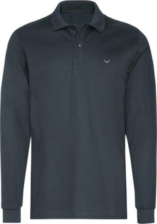 Trigema Langarm Poloshirt mit Armbündchen