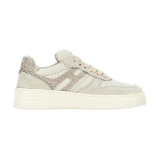 Hogan Glitter Basketball Style Sneakers - - Shoes - Damen - Beige - 37 1/2 EU