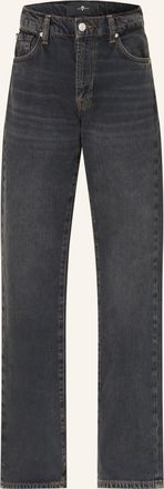 7 For All Mankind Straight Jeans Tess Trouser schwarz
