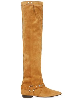 Isabel Marant bottes Seliza en daim - Marron