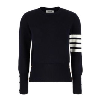 Thom Browne Stilvolle Strickkollektion - - Knitwear - Damen - Blau - XS