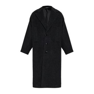Dolce & Gabbana Wollmantel - - Coats - Herren - Grau - S