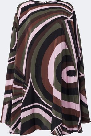 Pucci Cafetan Iride en soie