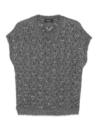 Fabiana Filippi Pull Col Rond - Gris Fonc&eacute;