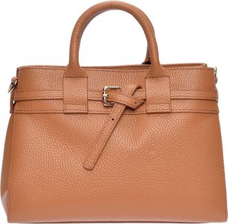 Isabella Rhea Braun Rindsledertasche