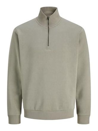 Jack & Jones Jack & Jones Jjeemil Knit Half Zip Noos, Vetiver, XL pour Homme