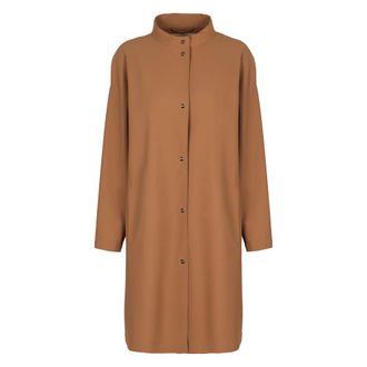 Herno Stylische Stoffjacke mit Taschen - - Coats - Damen - Braun - L
