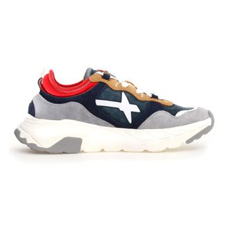 W6YZ Blaue Sneakers mit Einzigartigem Design - - Shoes - Herren - Mehrfarbig - 40 EU