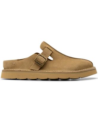 Clarks Sandalen Solybury Mule aus Wildleder mit Profilsohle in