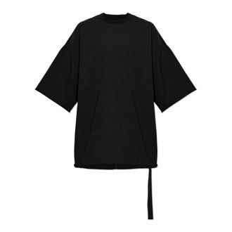 Rick Owens Oversize T-Shirt - - Tops - Herren - Schwarzk - ONE SIZE