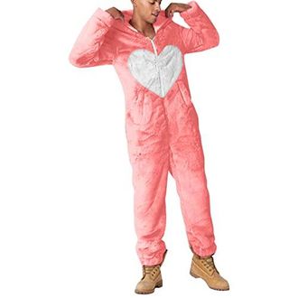 Generic 2024 Combinaison Pyjama Homme Polaire Hiver Automne Chaud Grenouill&egrave;re Adulte Chaud Grenouill&egrave;res Capuche Couleur Unie Polaire Doublure M&eacute;lange de Cot