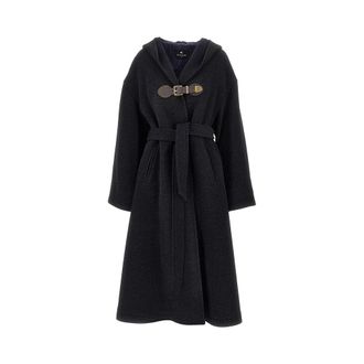 Etro Wool-blend oversized coat Woman 40