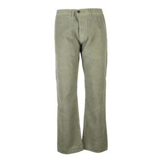 Fortela Homme, Pantalons, Vert, Taille: W30 Pantalon en velours c&ocirc;tel&eacute; Reno