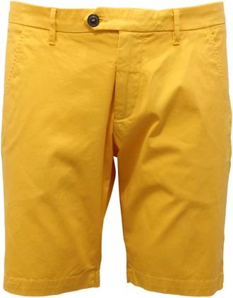Roy Rogers Homme, Shorts, Jaune, Taille: W30 New Rolf Bermuda