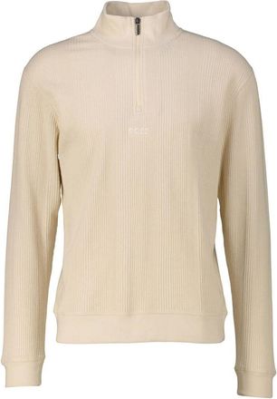 BOSS Herren Sweatshirt mit Troyerkragen STRUCTURE