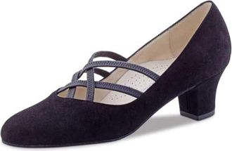 Werner Kern Femmes Chaussures de Danse Ruby 4,5 - Suéde Noir - 4,5 cm Cuban [UK 6]