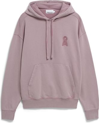 Armedangels Herren Sweatshirt aus Bio-Baumwolle Iconic &Aring; KIRAAN GMT DYE Relaxed Fit Light Grape Washed