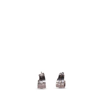 Maison Margiela Numerische Minimal Signature Creolen - - Accessories - Damen - Grau - ONE SIZE