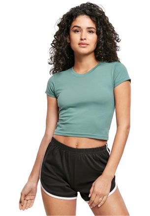 Urban Classics Ladies Stretch Jersey Cropped Tee paleleaf XXL
