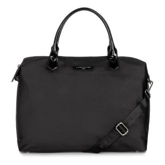 Lancaster Femme, Sacs, Noir, Taille: ONE Size Sac Cabas Noir Basic Verni