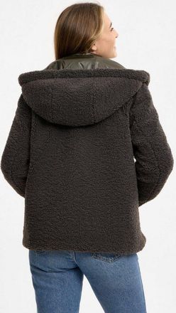 Frieda & Freddies Winterjacke Frieda & Freddies Teddyjacke mit Double-Layer-Look