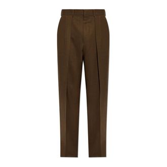 Tom Ford Wollhose mit B&uuml;gelfalte - - Trousers - Herren - Braun - L