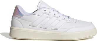 adidas Damen Courtblock Shoes, Cloud White / Cloud White / Off White, 41 1/3 EU