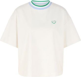 Marc Cain Rundhals-Shirt Marc Cain weiss