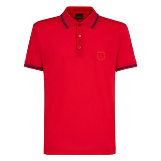Billionaire Boys Club Polo Shirt Crest - - Tops - Herren - Rot - XS