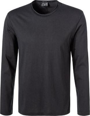 Strellson Herren Longsleeve schwarz Baumwolle