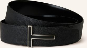 Tom Ford Lederg&uuml;rtel Zum Wenden schwarz