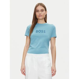 HUGO BOSS T-Shirt 50501139 Himmelblau Regular Fit
