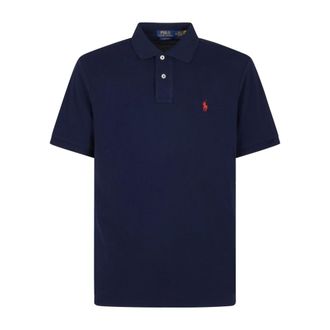 Polo Ralph Lauren Homme, Tops, Bleu, Taille: XL Tricot Manches Courtes
