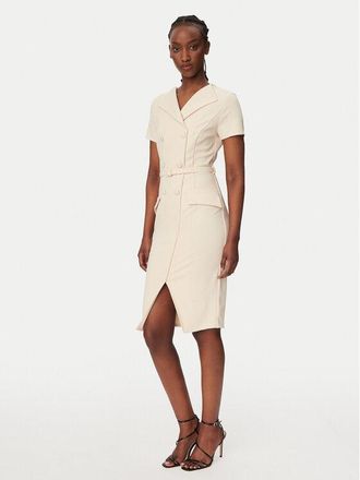 Rinascimento Rinascimento Coctailkleid CFC0127893003 Beige Slim Fit