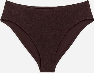 Arket Bikinih&ouml;schen Mit Hoher Taille -Braun