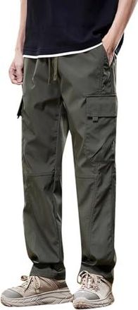 Generic Pantalon De Ville Homme Classique Noir Survetement Fusel&eacute; Imperm&eacute;able Camel Cachemire sous 48 Francais Us Transformable Elephant Fuseau Transparent Im