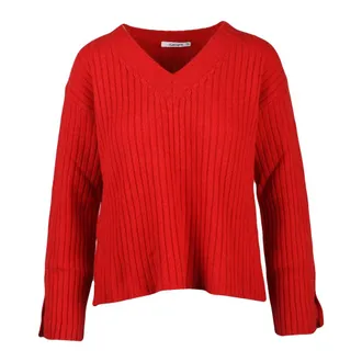 KANGRA Damen, Strickwaren, Rot, SGr&ouml;&szlig;e