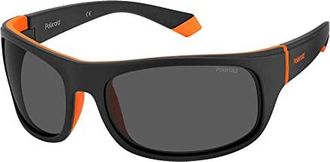 Polaroid Pld 2125/s 8LZ/M9 BLACK ORANGE Sunglasses Mens Acetate, Standard, 66